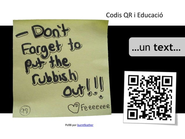 Codis QR usos didàctics | PPT