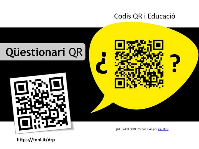 Codis QR usos didàctics | PPT