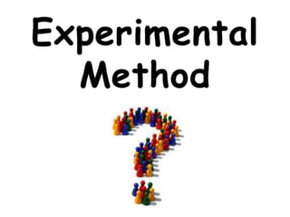 Experimental Method of Data Collection | PPSX