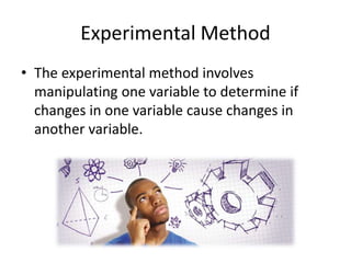 Experimental Method of Data Collection | PPSX