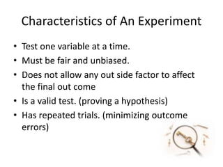 Experimental Method of Data Collection | PPSX