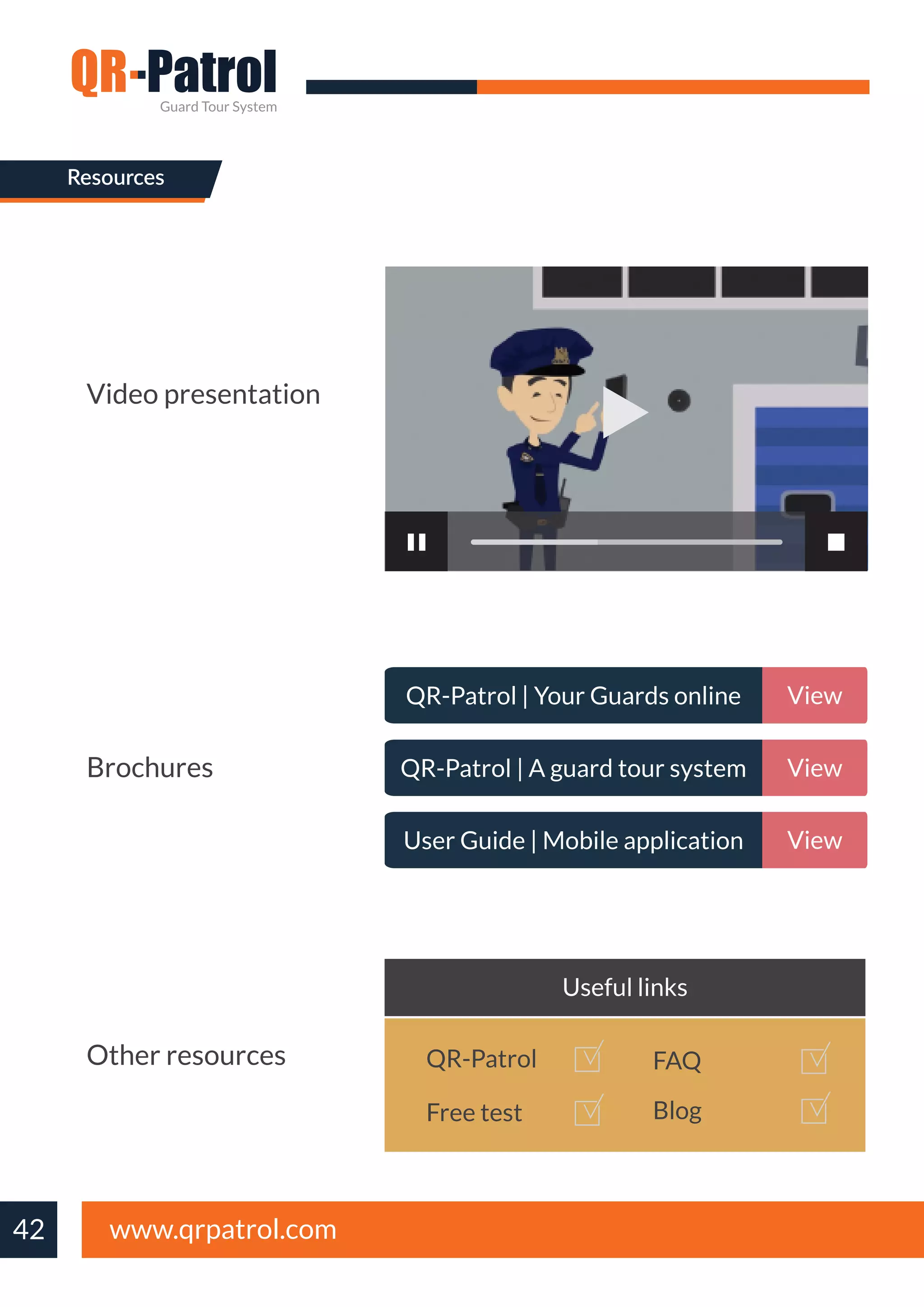 Qr patrol-web-application-user-guide - Track Your Guards | PDF