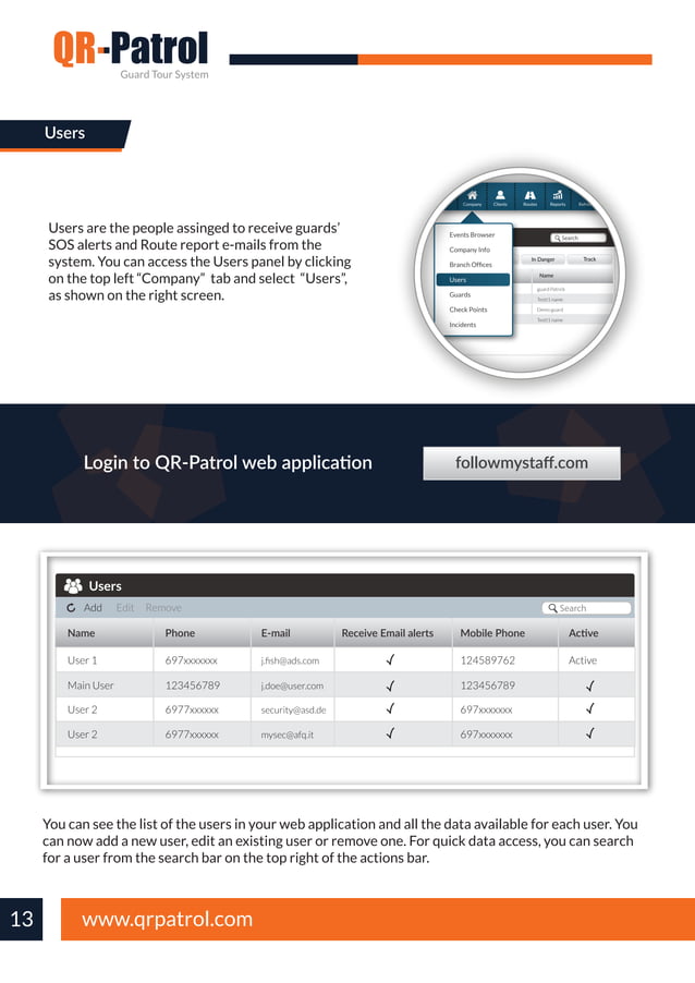 Qr patrol-web-application-user-guide - Track Your Guards | PDF