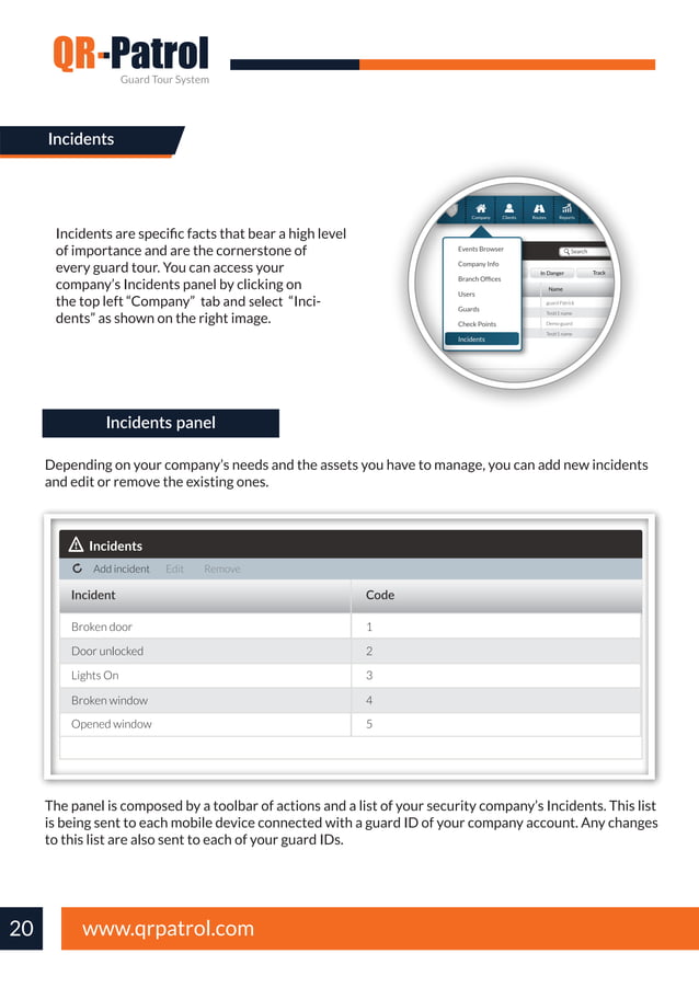 Qr patrol-web-application-user-guide - Track Your Guards | PDF