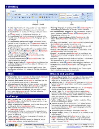 Qr word-quick-reference-2007 | PDF