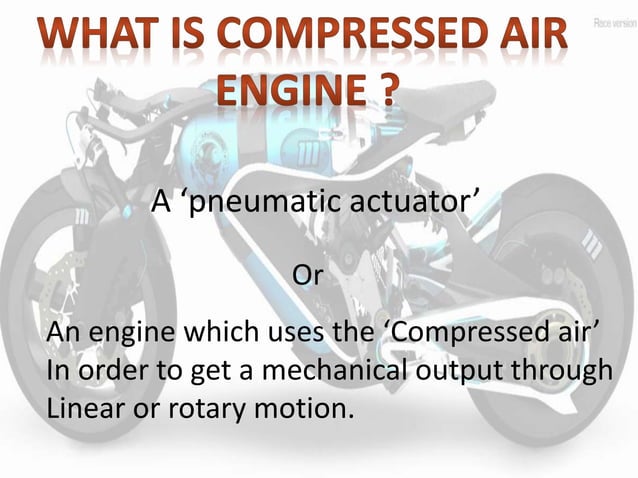 Compressed Air Engine | PPTX