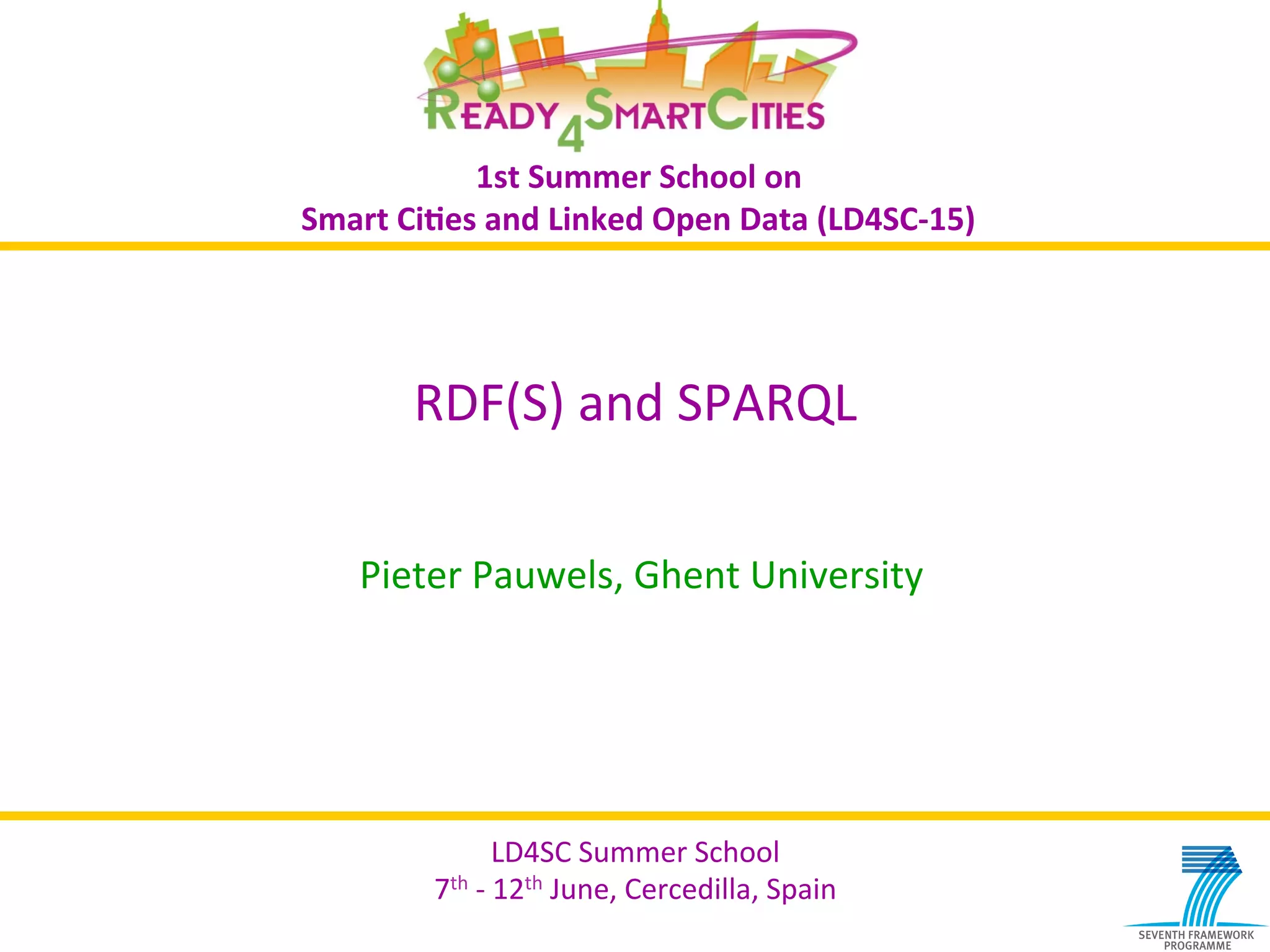 RDF(S) and SPARQL | PPT