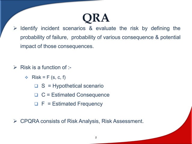 Quantitative Risk Assessment | QRA | Risk Assessment | Gaurav Singh Rajput | PDF