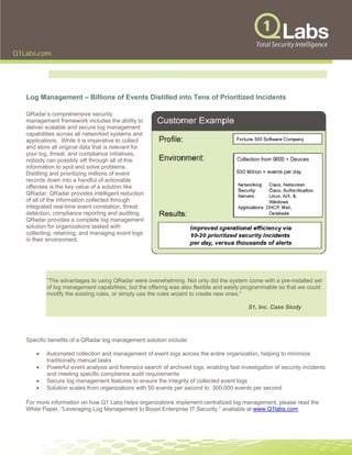Qradar Business Case | PDF