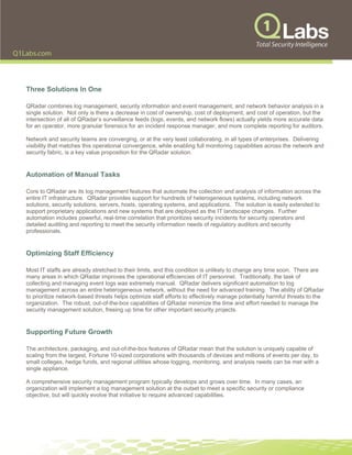 Qradar Business Case | PDF