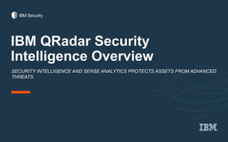 IBM QRadar Security Intelligence Overview | PDF