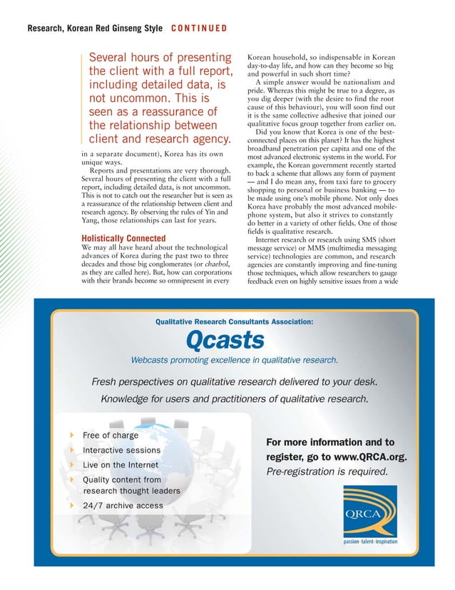 QRCA Research Korean Red Ginseng Style | PDF