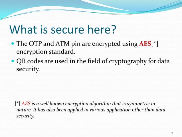 Qr code based secure otp distribution scheme for Online banking | PPTX | Computing | Technology ...