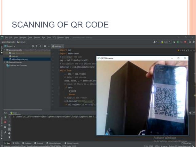 QRcode USING PYTHON LANGUAGE ELECTRONICS STUDENT.pptx