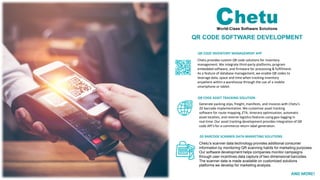 QR Code Development | 2D Barcode & Scan Technology | Chetu | PDF