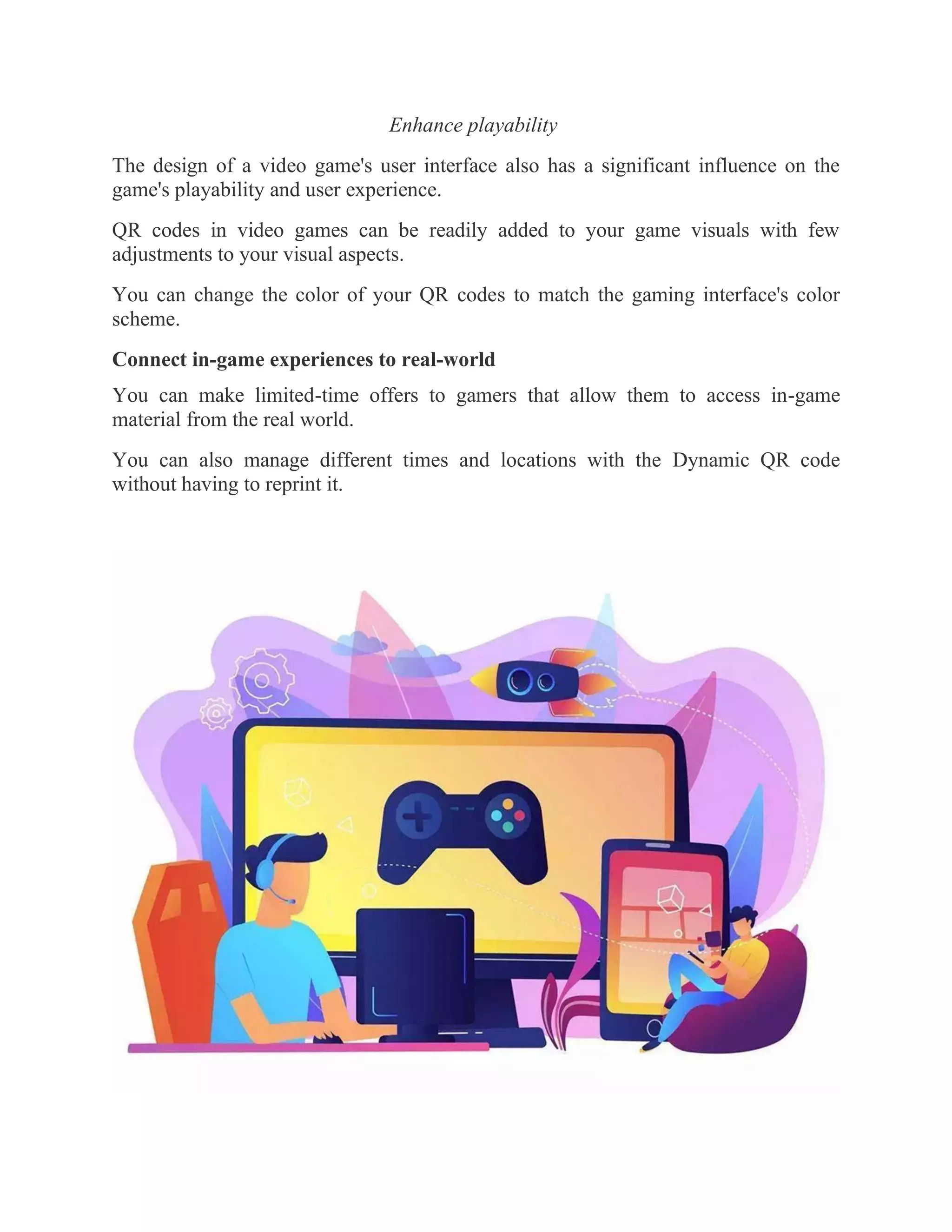 QR Code For Games: 7 Potential Benefits [Fully Explained] | PDF ...