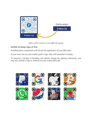 QR Code For Games: 7 Potential Benefits [Fully Explained] | PDF ...