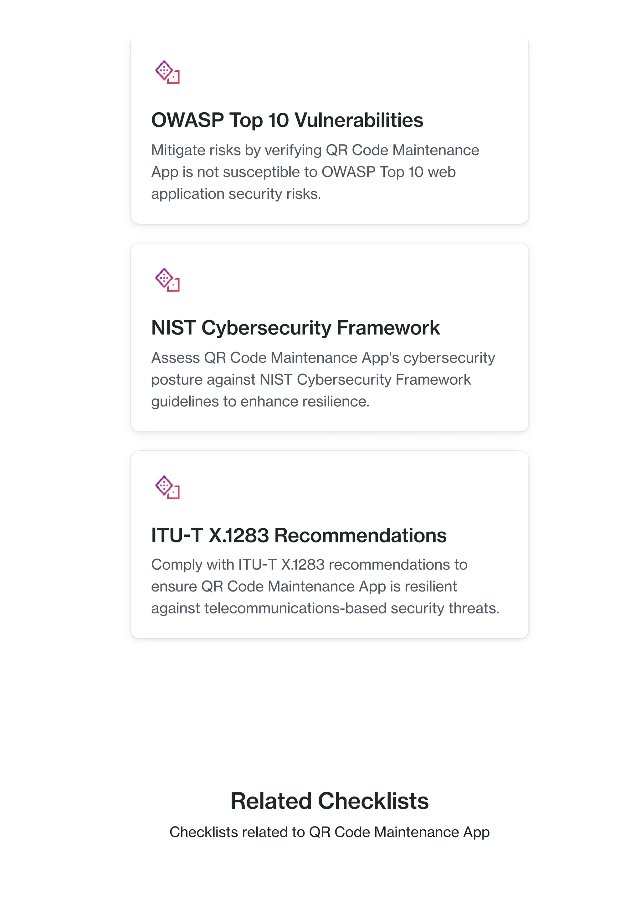 Efficiently manage QR codes for easy maintenance and tracking. | PDF