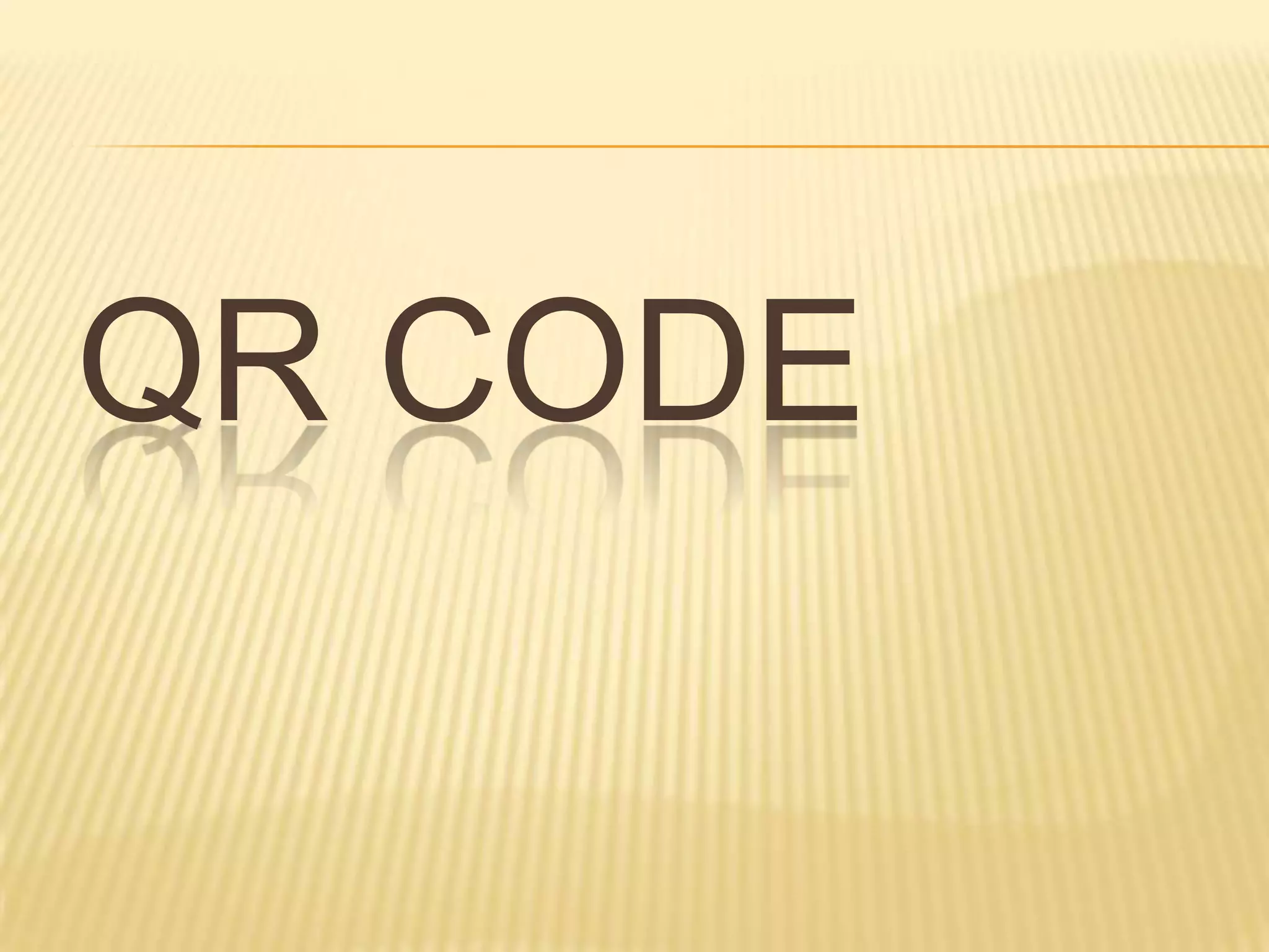 Qr code ppt | PPTX | Programming Languages | Computing