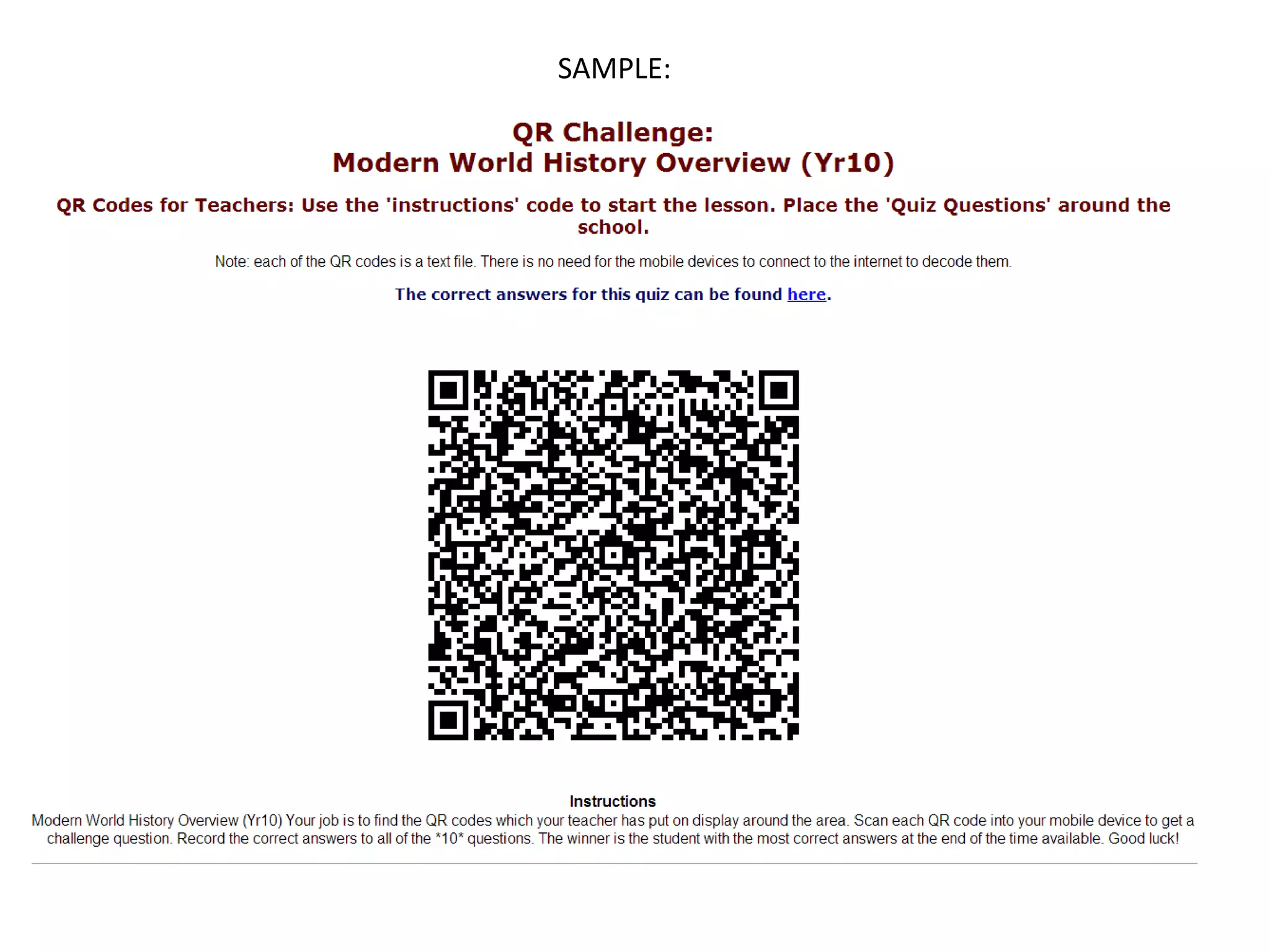 Qr code presentation | PPT