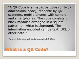 QR Codes | PPT