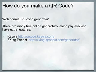 QR Codes | PPT