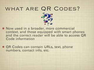 QR Codes | KEY