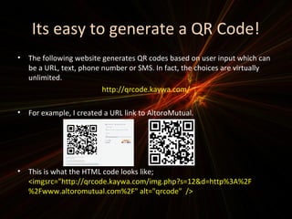 Qr codes | PPT
