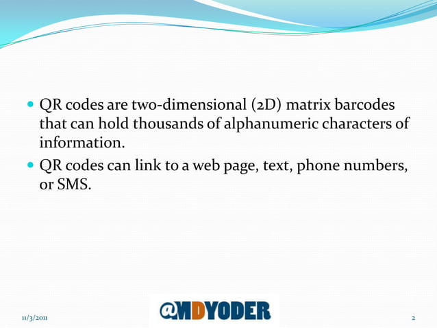 Qr Codes | PPTX