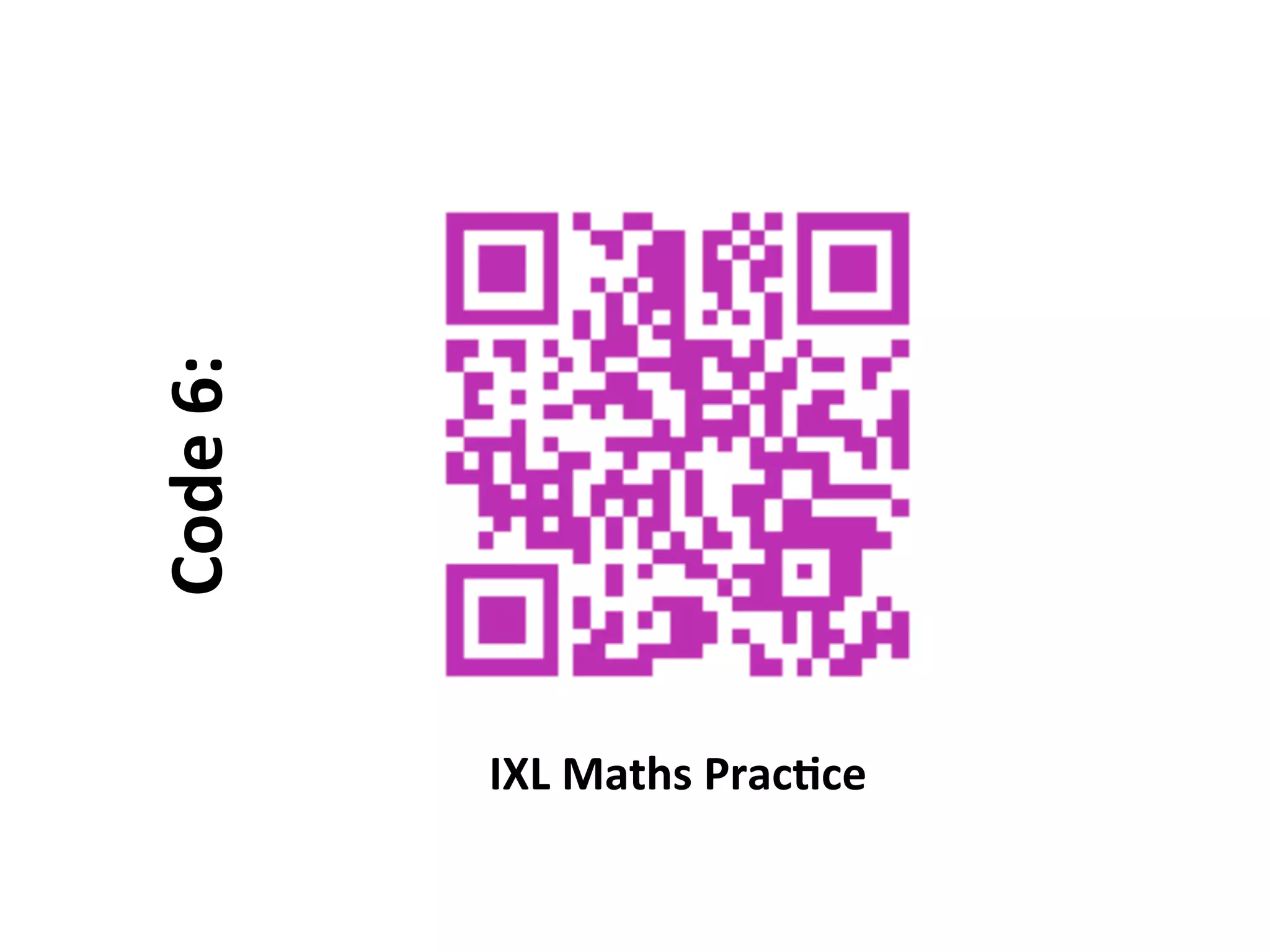 QR Codes for Maths | PDF