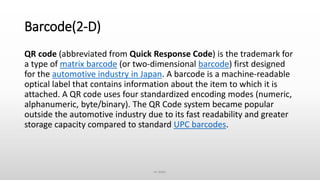 Qr codes | PPTX | Computing | Technology & Computing