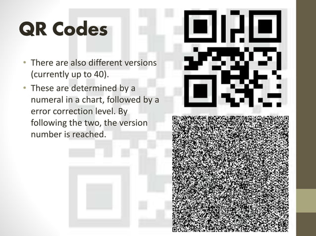 Qr codes | PPTX