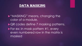 Qr codes | PPTX | Programming Languages | Computing