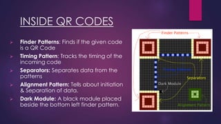 Qr codes | PPTX | Programming Languages | Computing