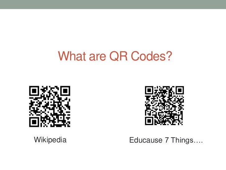 QR Codes and Academic Libraries