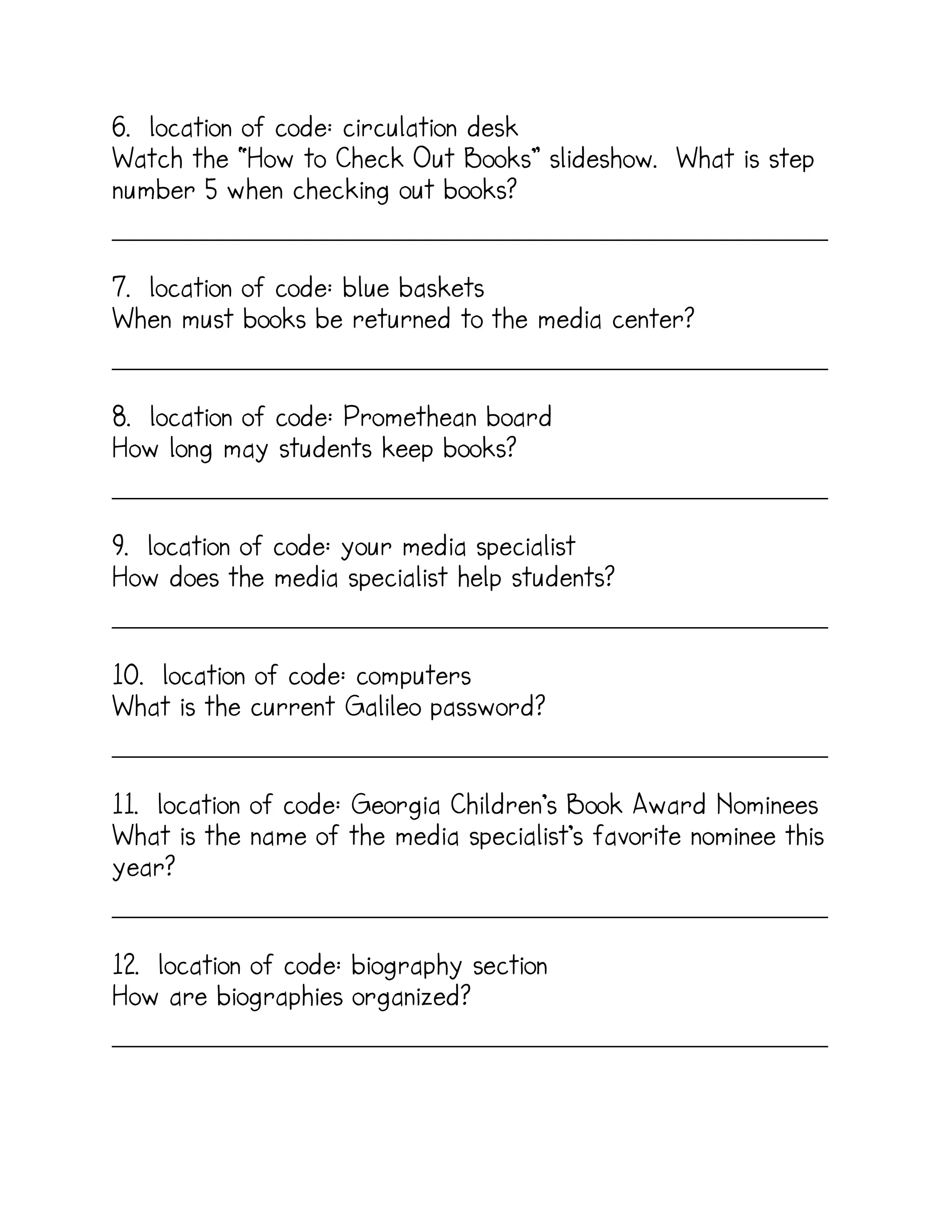 Qr Code Scavenger Hunt | PDF | Technology & Computing