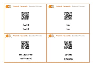 I4M Qr codes: essential phrases (spanish-english) | PPT