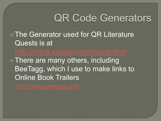 Qr codes for librarians | PPT