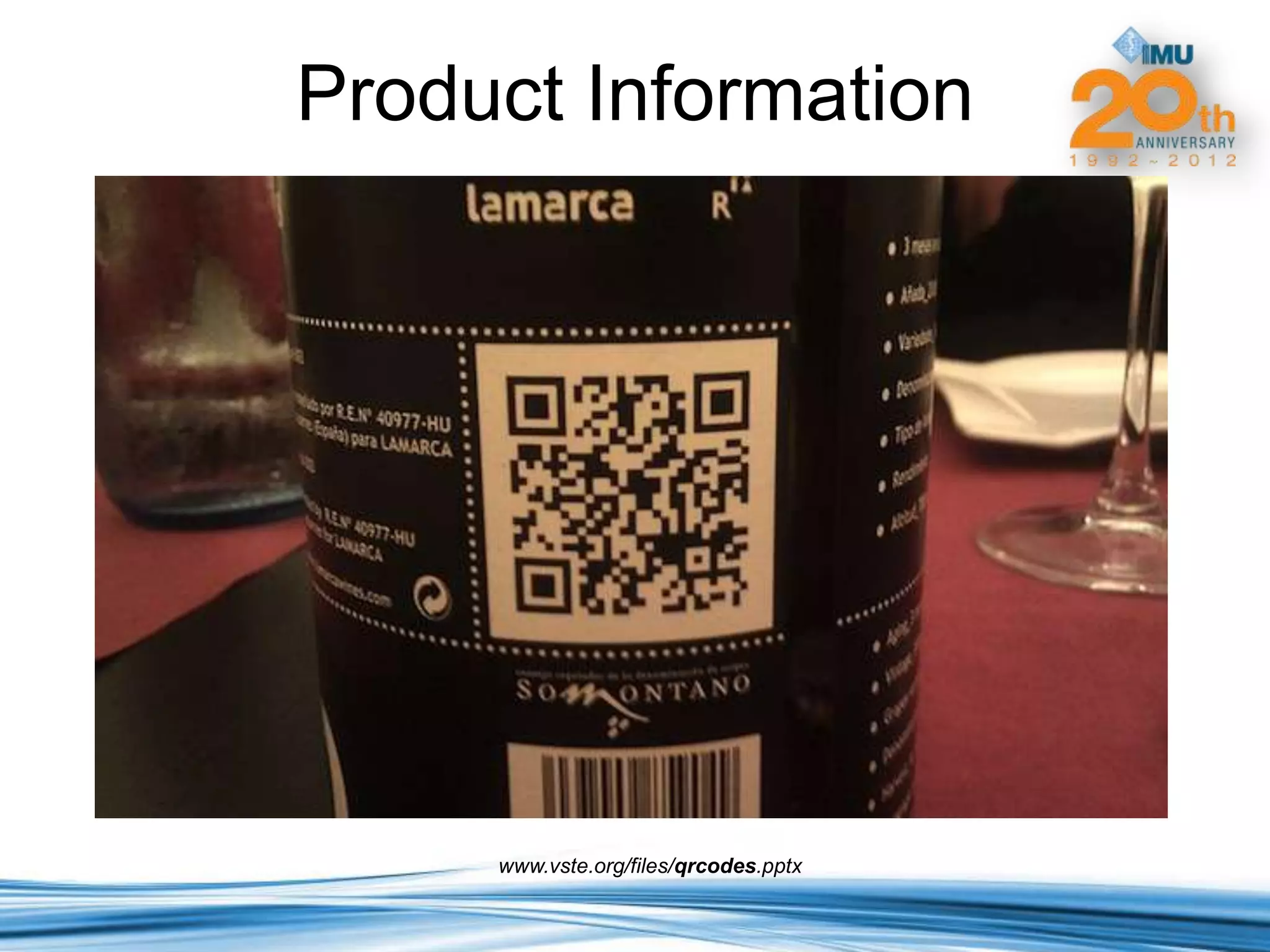 Qr codes imu | PPT