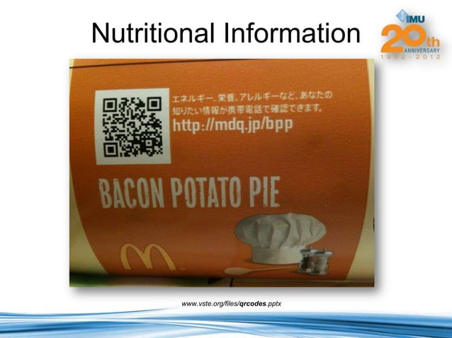 Qr codes imu | PPT