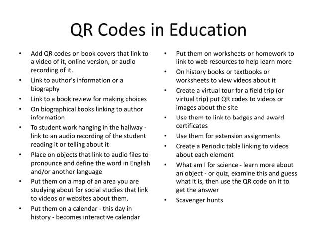 Qr codes in a nutshell | PPTX