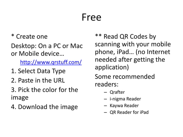 Qr codes in a nutshell | PPTX