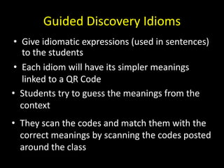 Qr codes in esl classroom | PDF | Education