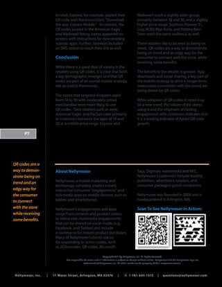 QR Code Use In Retail Stores | PDF