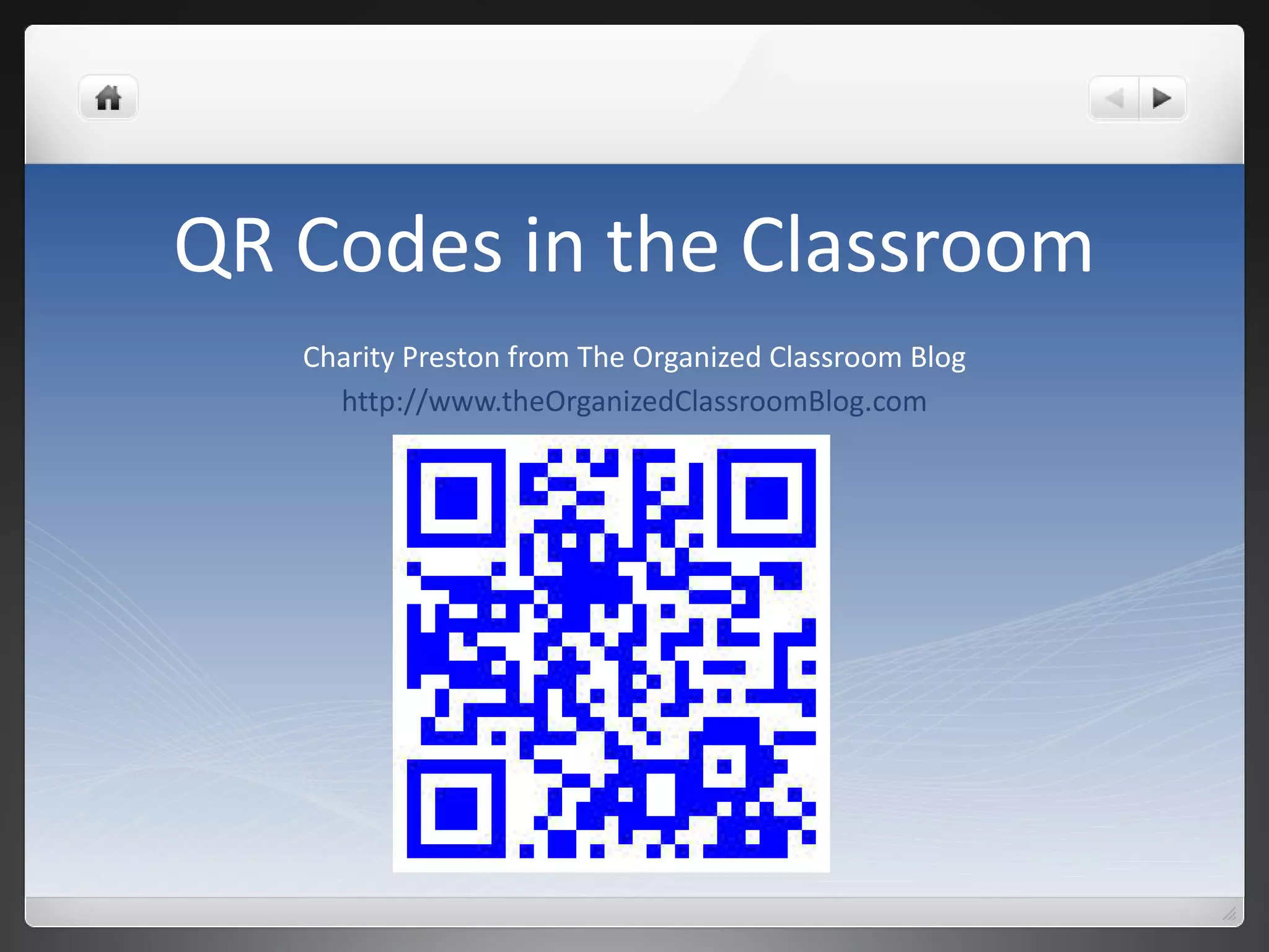 QR codes in the classroom | PPT | Homework and Study | Education