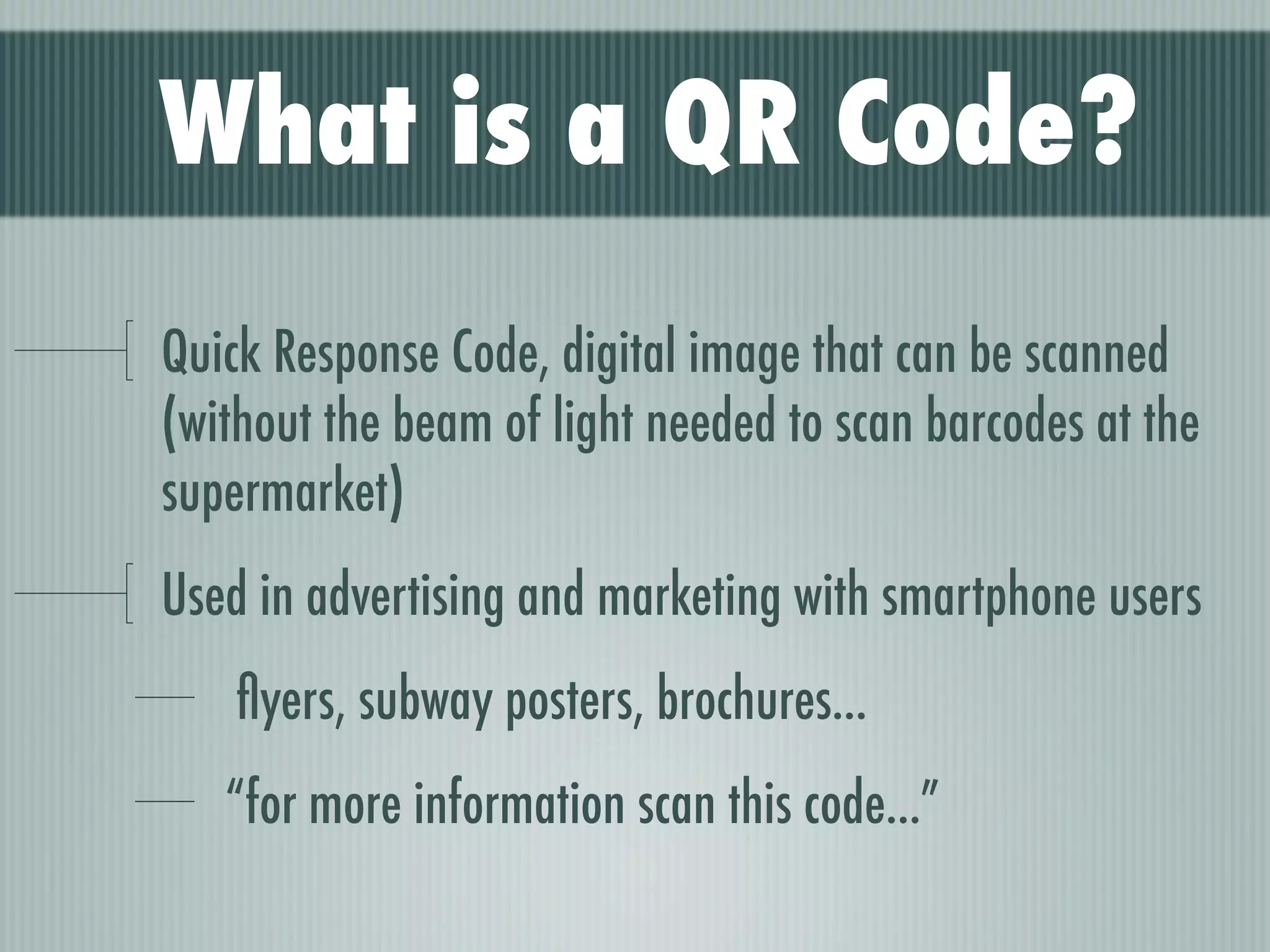 QR Codes in the Classroom | PPT