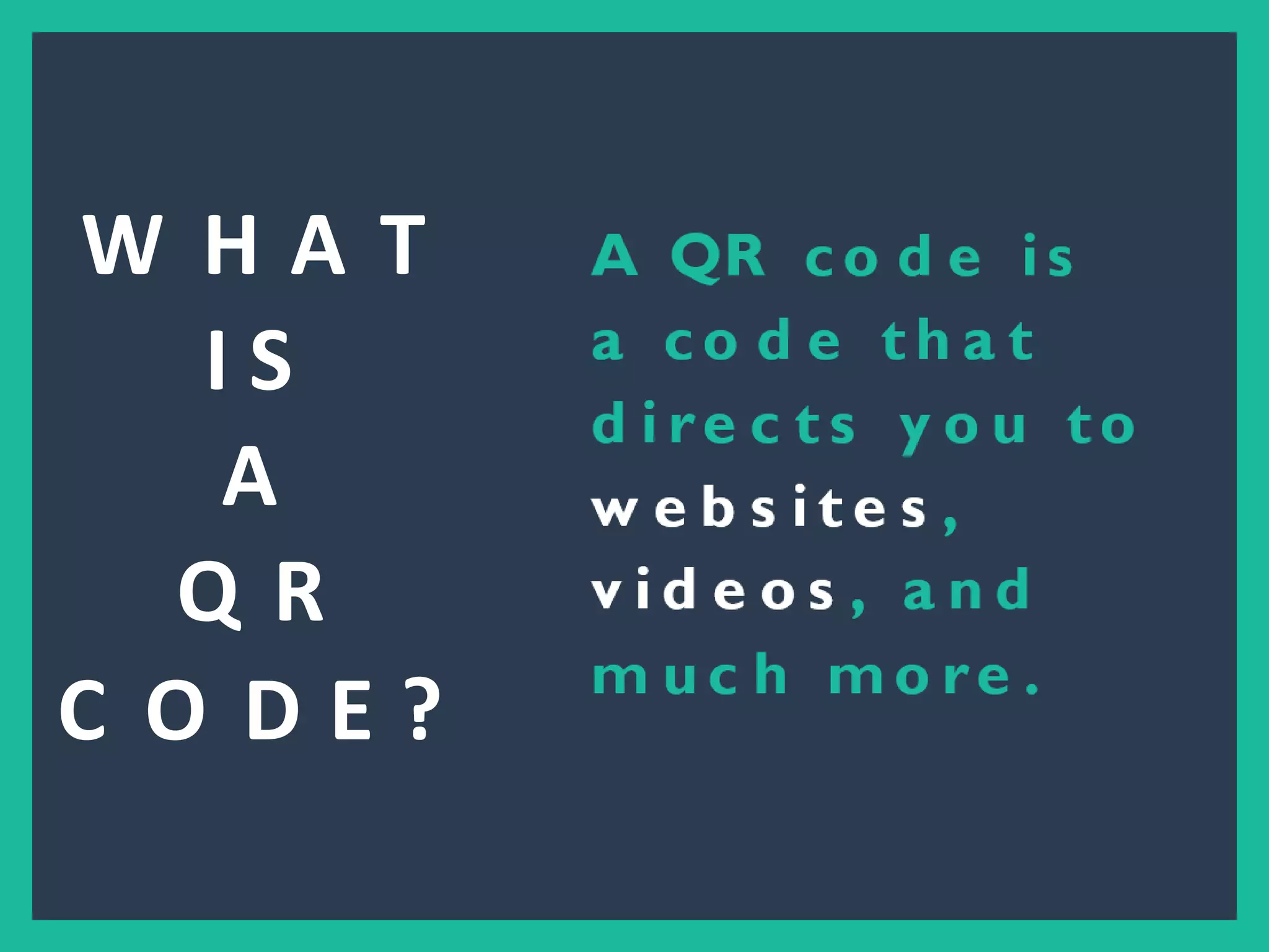Qr code slideshow | PPT
