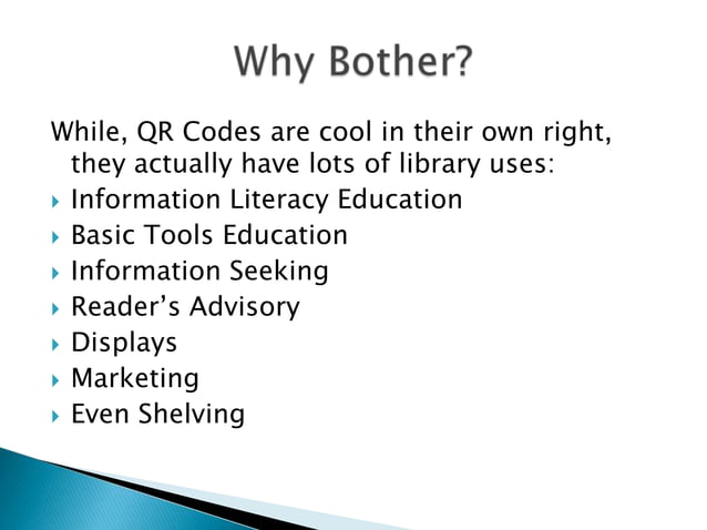 QR Codes presentation | PPTX