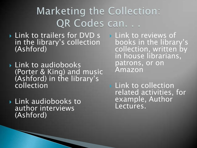 QR Codes presentation | PPTX