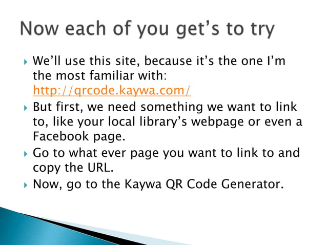 QR Codes presentation | PPTX
